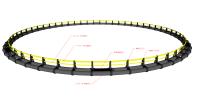 China Storm Resistant HDPE Fish Cage 12m Diameter 250mm Pipe for USA Fish Farming for sale