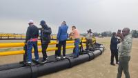 China Small Medium HDPE Fish Cages 12m Diameter Anti Wave UV Resistant for Zambia Lake Fish Farming for sale