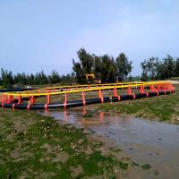 China Offshore HDPE Circular Fish Cage 80m-300m Circumference Double Net Layers Floating Aquaculture for sale