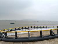 China HDPE Square Fish Cage 200mm Float Pipe 182sqm Anti-Wind 6m Wave for sale