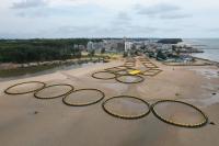 China Dia.20m HDPE Fish Cage PE100 Pipe Anti-Wave 6m Typhoon Resistant Lake Aquaculture for sale