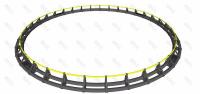 China Anti-Wave HDPE Fish Cage 200mm Float Pipe 6m Wave Height Square Aquaculture Cage for sale