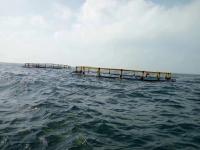China HDPE Square Fish Cage 200mm Float Pipe 6m Wave Resistant for Lake Aquaculture for sale