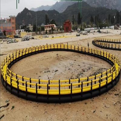 China 30m Perimeter HDPE Fish Cage Complete Set for Tilapia Farming in Lakes Coastal Waters for sale