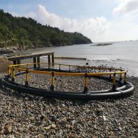 China Lightweight Small Circular Test Fish Cage 30m-200m Circumference for Small-scale Farmer Trial Aquaculture for sale