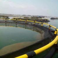 China Long-service-life HDPE Floating Circular Fish Cage for sale