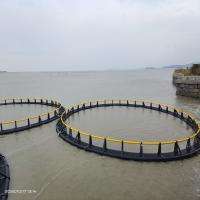 China Shrimp Farming HDPE Cages | Anti-Escape Bottom Net Design | For Vannamei & Tiger Shrimp for sale