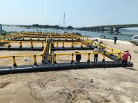 China 6m x 6m Square HDPE Fish Cage for Tilapia Farming with Multi-Cell Floating Net Cage for sale