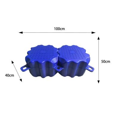 China Interlocking Modular Pontoon Blocks for Cost‑Effective HDPE Floating Aquaculture Platform (25‑Year Design Life) for sale