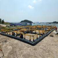 China Large‑Diameter Anti‑Wave HDPE Fish Cage Frame for Open‑Sea Aquaculture for sale