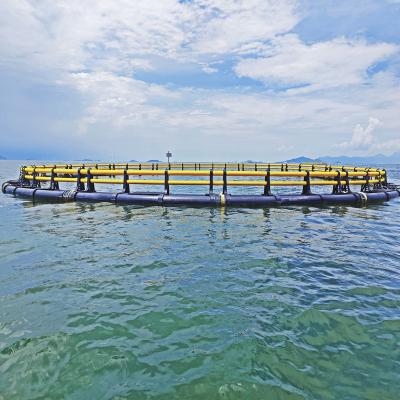 China UV-Stabilized Seawater Fish Cage, Anti-Aging & Low Maintenance for sale