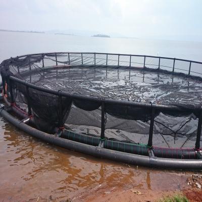 China Durable PE Circular Fish Cage 15m‑50m Diameter For Marine Aquaculture for sale