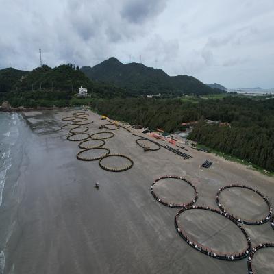 China Large Commercial Offshore HDPE Fish Cage High Strength Anti‑Wave Floating Cage for Open‑Sea Aquaculture for sale