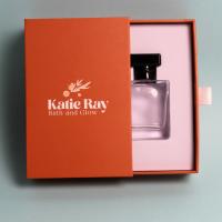China Rigid Set Up Cardboard Sliding Perfume Packaging Box With Foam Insert for sale