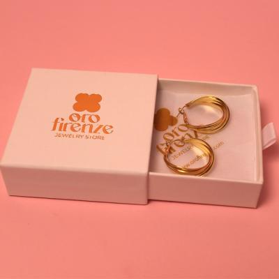 China Jewelry Shipping Cardboard Packaging Boxes For Luxury Engagement Bracelet Necklace Small Size for sale