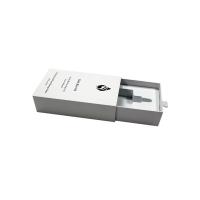 China White Hair Oil Packaging Box Drawer Rigid Luxury Cosmetic With Foam Insert for sale