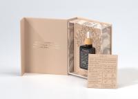 China Luxry Magnetic Gift Gold Foil Perfume Packaging Box With Foam Insert for sale
