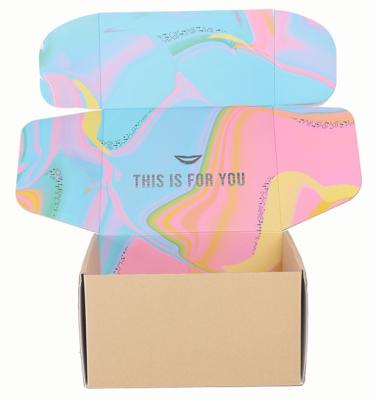 China Corrugated Cardboard Boxes With Double Side Printing Design For Shipping for sale