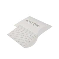China Cardboard White Kraft Pillow Box Envelopes With Custom Printed for sale