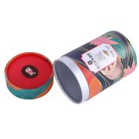 China Custom Printed Circle Cardboard Round Box With Moistureproof Aluminum Foil for sale