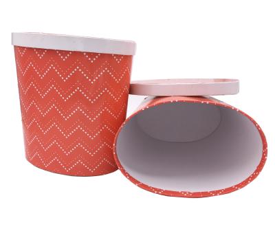 China Custom Cardboard Round Box Oval Tube Containers Packing For Wine Storage for sale