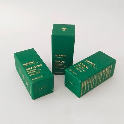 China Eco-Friendly Makeup Packaging Box Of Essential Oil Bottle With Custom Design for sale