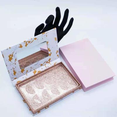 China Custom Rigid Magnetic Box Color Printing for False Eyelashes Packaging for sale