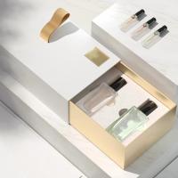 China Custom Design Cosmetic Packaging Box with Plastic Material and Ribbon Accessory for sale