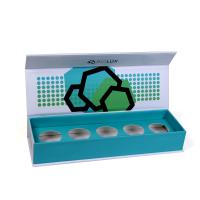 China Stylish Cosmetic Packaging Box Magetic Gift Box fit For Essential Oils Cosmetics Jar Jam Honey Bottle for sale