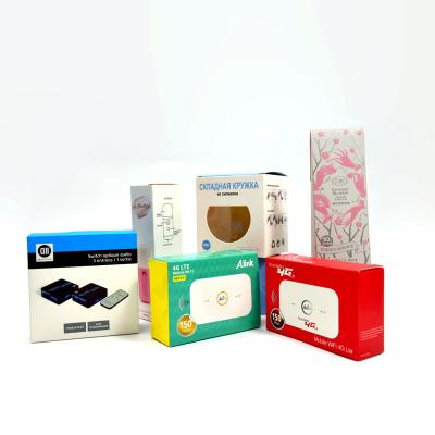 China Custom Empty Packing Boxes with logo White Carton Box All Kinds Of Product Display Boxes for sale