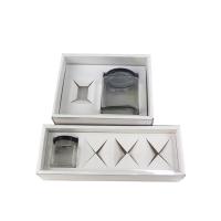 China Custom Recycled Cardboard Gift Box With Tray Insert Biodegradable Candle Jar Packaging Boxes for sale