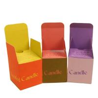China Custom Luxury Candle Packaging Box Wholesale , Candle Gift Boxes With Recycled Paper And Logo Printing for sale