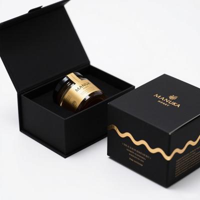 China Custom Kraft Paper Luxury Honey Packaging Boxes , Recycled Honey Jar Box Packaging for sale