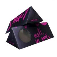 China Custom Printed Cardboard Gift Boxes With Clear Window , Professional Gift Box With PVC Window for sale