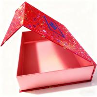 China Custom Handmade Magnetic Gift Box with Rigid Structure and Embossing for Luxury Packaging for sale