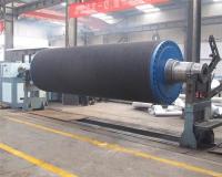 China Rubber Paper Machine Rolls , Grooved Touch Roll Used Under The Large Cylinder for sale