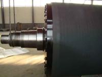 China Rubber Paper Machine Rolls , Grooved Touch Roll Used Under The Large Cylinder for sale