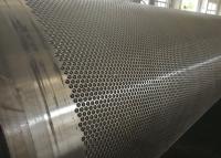 China SS304 Shell 316 Suction Box Paper Machine Rolls Forged Shaft Fluting Vacuum Couch for sale