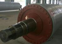 China Grooved Rubber Covered Cast Iron Touch Roll Under Dryer For Toilet Paper Making Machine for sale