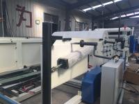 China Semi Automatic Toilet Paper Rewinding Embossing And Perforating Machine 1200mm - 2200mm for sale