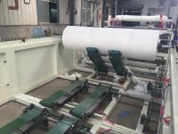 China Semi Automatic Toilet Paper Rewinding Embossing And Perforating Machine 1200mm - 2200mm for sale