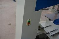 China Manual Toilet Paper Rolls Bandsaw Cutting Machine 60 Rolls/Min for sale