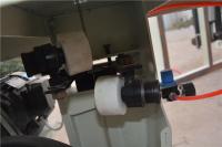 China Manual Toilet Paper Rolls Bandsaw Cutting Machine 60 Rolls/Min for sale