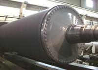 China Press Paper Making Roller Customized Jumbo Blind Hole Rubber Press Rolls for sale