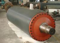 China Rubber Paper Machine Rolls , Grooved Touch Roll Used Under The Large Cylinder for sale
