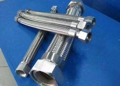 China Stainless Steel Metal Hose , Stainless Steel Flex Hose Customized Length With Flange for sale