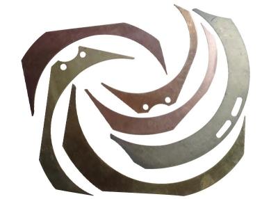 China Customized Size Copper  Material Paper Slitter Fingers For Cardboard Making for sale