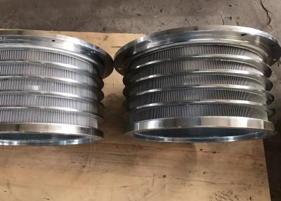 China Stainless Steel Slot Pressure Screen Basket For Paper Pulp Making Machine for sale