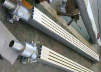 China Single Slot Alumina Ceramic Panel Felt Suction Box Used In Paper Making Press Part for sale