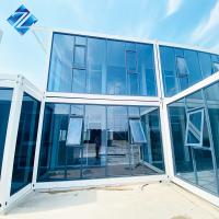 China Modular Container Office With Roof Toilet for sale
